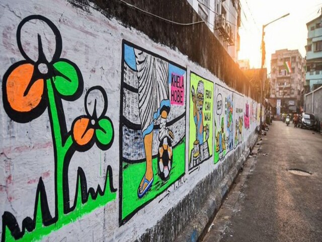 Battle for Bengal's Walls as Power of Poll Graffiti Still Unmatched ...