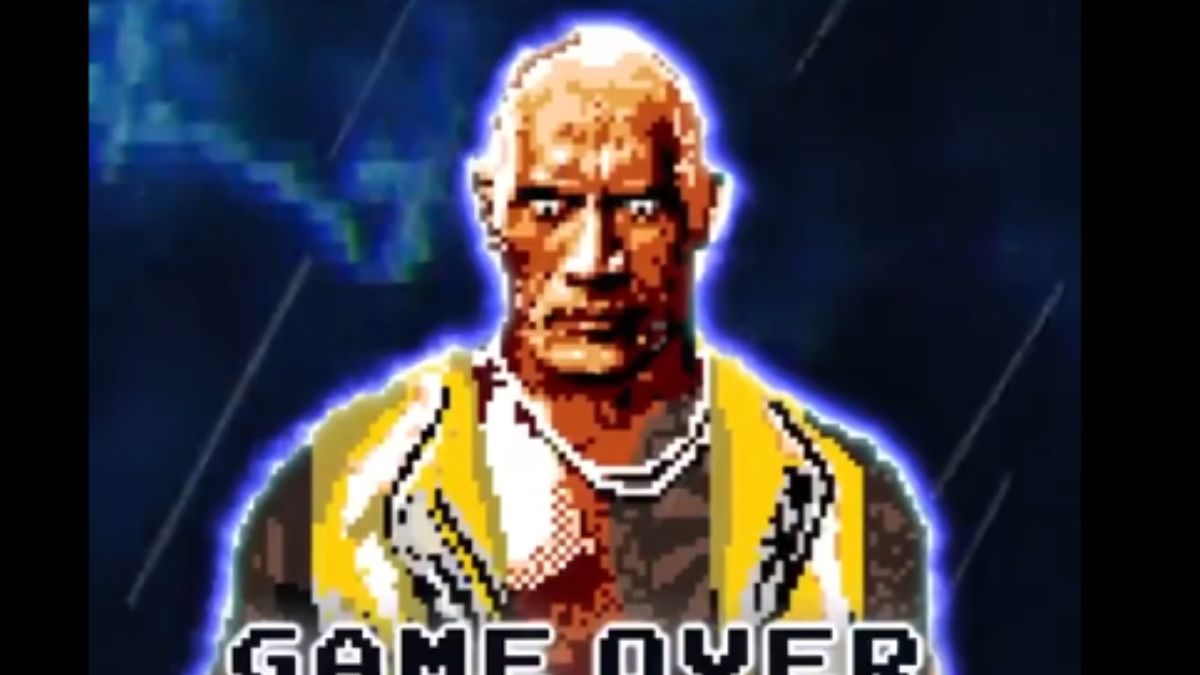 'Game Over': The Rock Shares 8-bit Video Ahead of Bout Against Cody ...