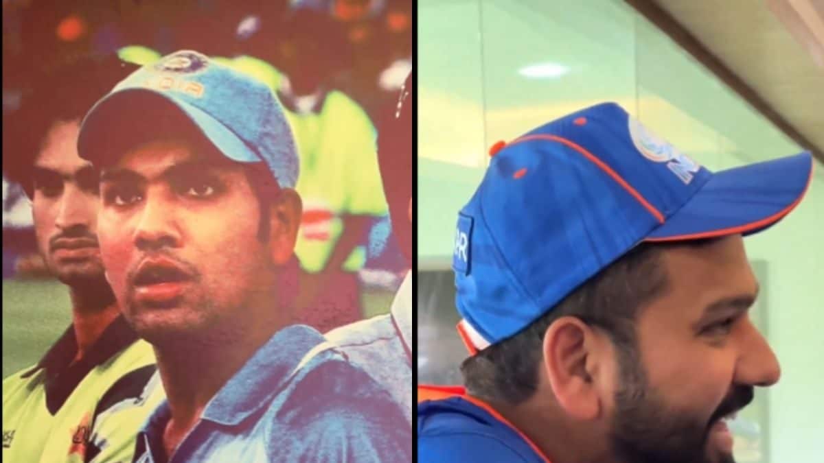 WATCH: Rohit Sharma Hilariously Reacts To His Old Picture In Mumbai ...