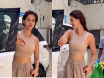 Sexy Video! Disha Patani Flaunts Her Toned Abs In Fitted Crop Top, Hot ...