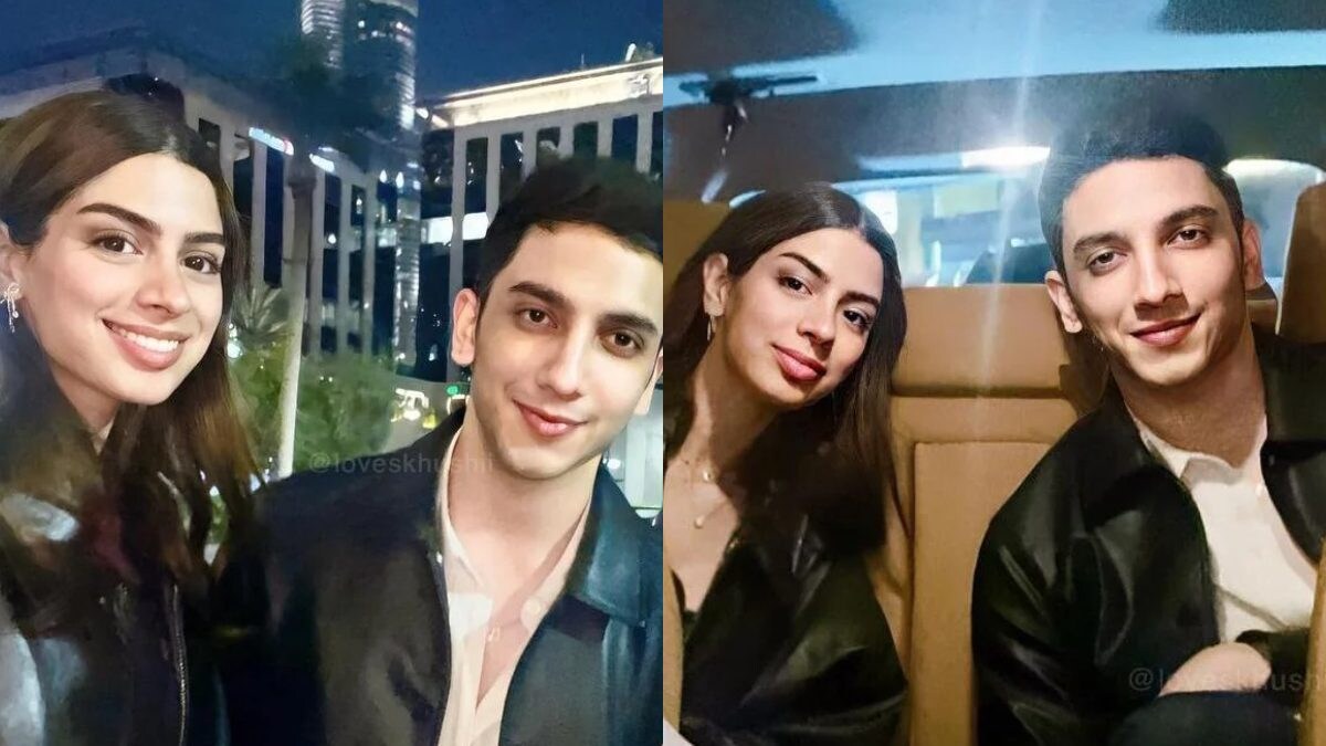 Khushi Kapoor Twins With Rumoured BF Vedang Raina In Dubai, Photos Go ...