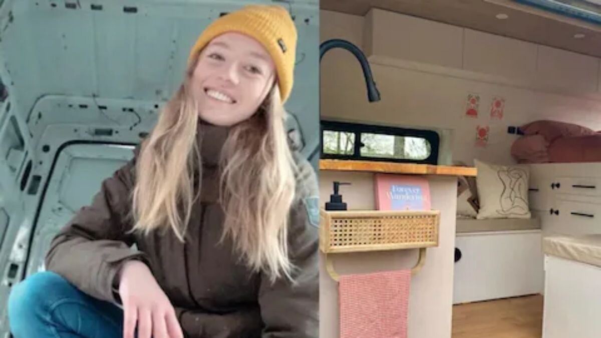 25 Year Old Uk Woman Who Earns Rs 29 Lakh A Year Lives In A Rail Van