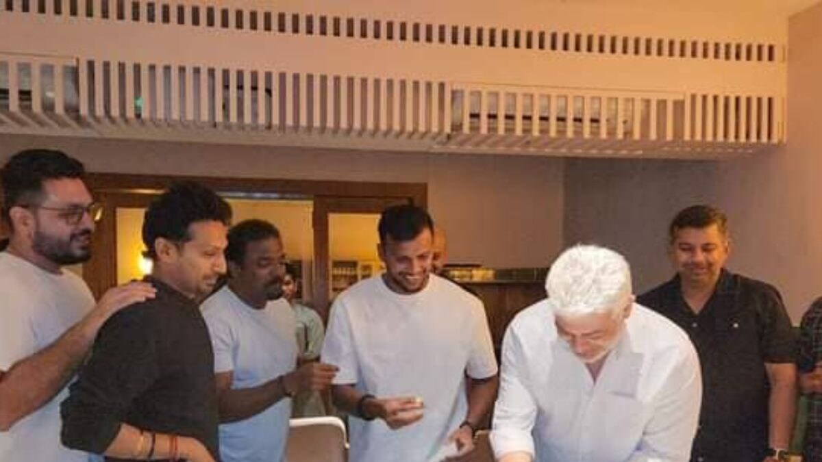 Ajith Kumar Attends Cricketer T Natarajan’s Birthday Bash, Photos Viral ...