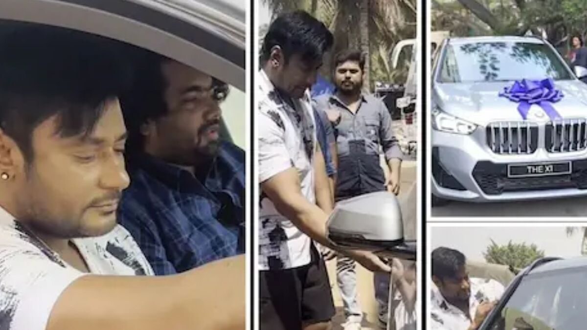 Watch: Darshan Drives Around The City In Director Tharun Sudhir’s New BMW - News18