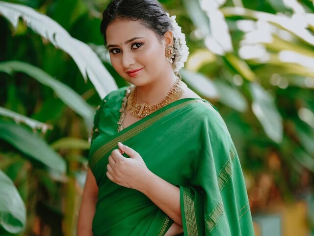 Actress Amulya Looks Ethereal In Gorgeous Green Drape - News18