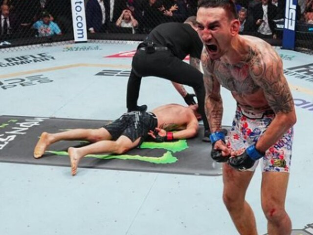 UFC 300: Max Holloway Delivers Legendary Buzzer Beater Knockout to ...