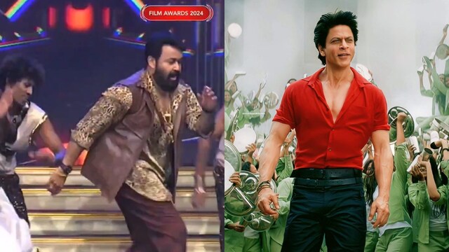 Mohanlal Sets Stage on Fire With His Energetic Performance On SRK's ...