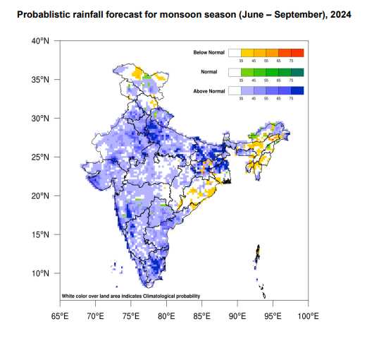 Monsoon Rainfall to be Above Normal for India from June to September ...