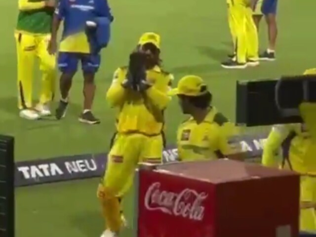 Watch: MS Dhoni's Blockbuster Reaction After Passionate Fans Turn ...