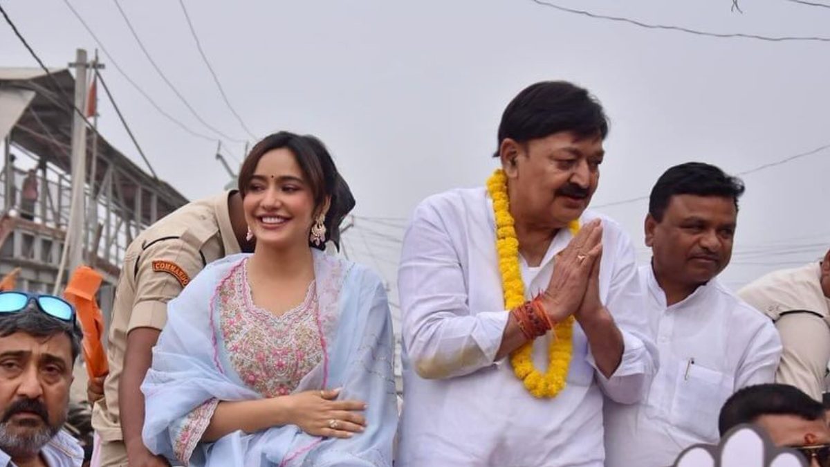 Neha Sharma Contesting Lok Sabha Elections 2024? Bihar Road Show Video ...