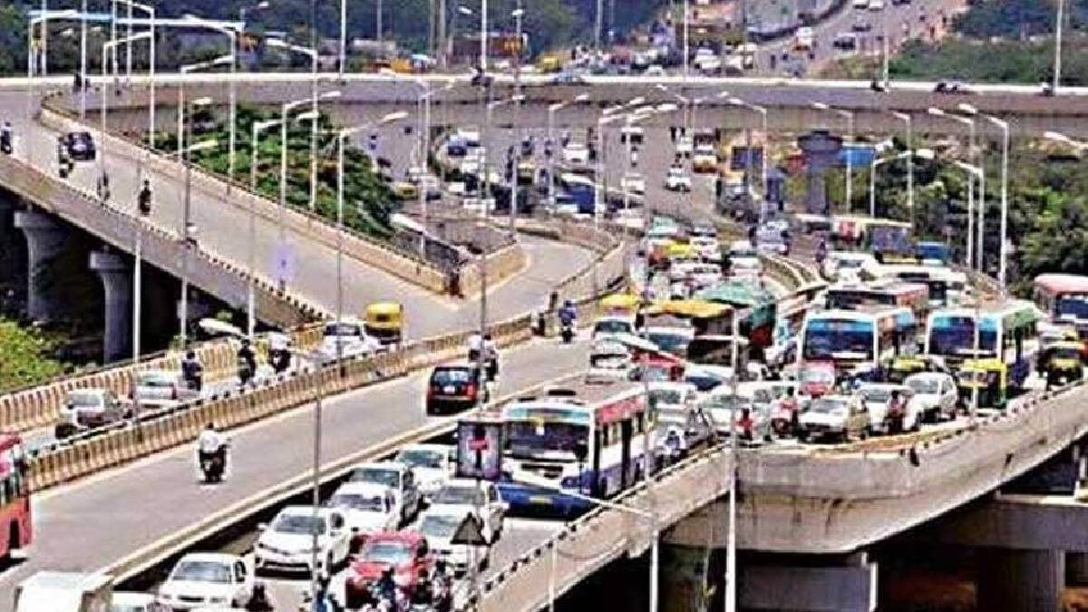 Bengaluru: Hebbal Flyover Expansion Causes Traffic Diversion, Here's ...