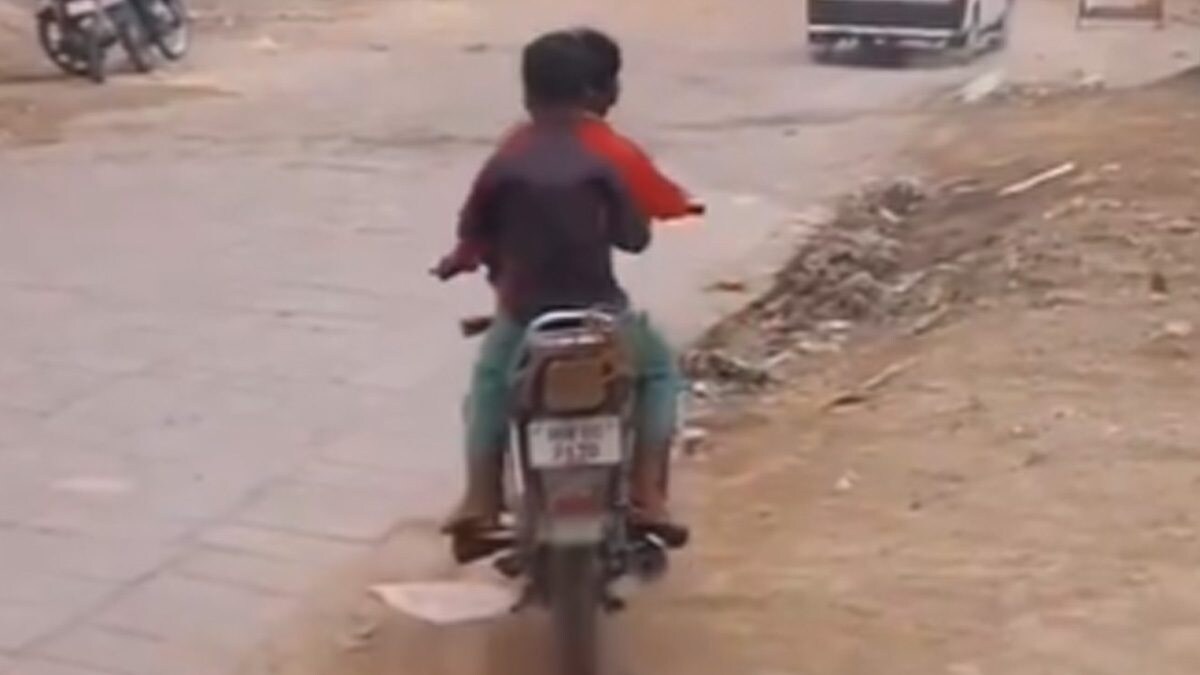 'What Can Be More Dangerous Than This?' Video Of Kids Riding Bike Triggers Safety Concerns - News18