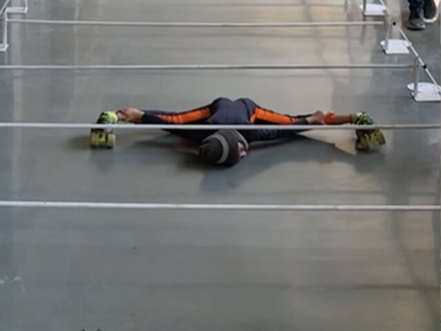 6-Year-Old Ahmedabad Girl Sets World Record For Lowest Limbo Skating ...
