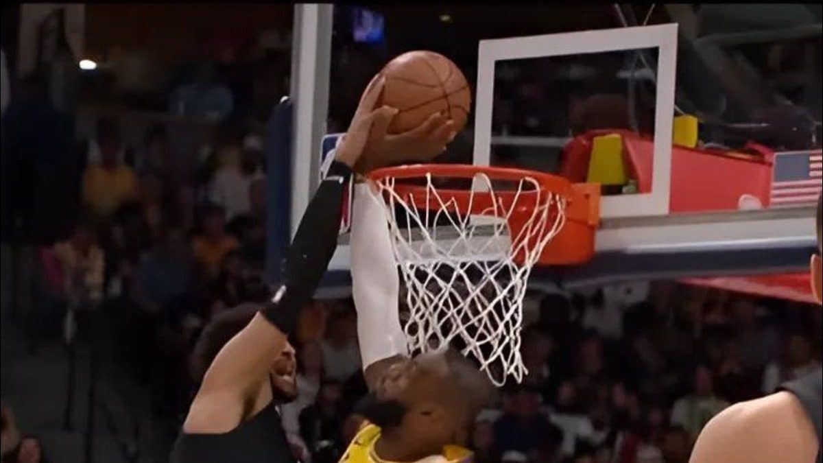 Lebron James Block