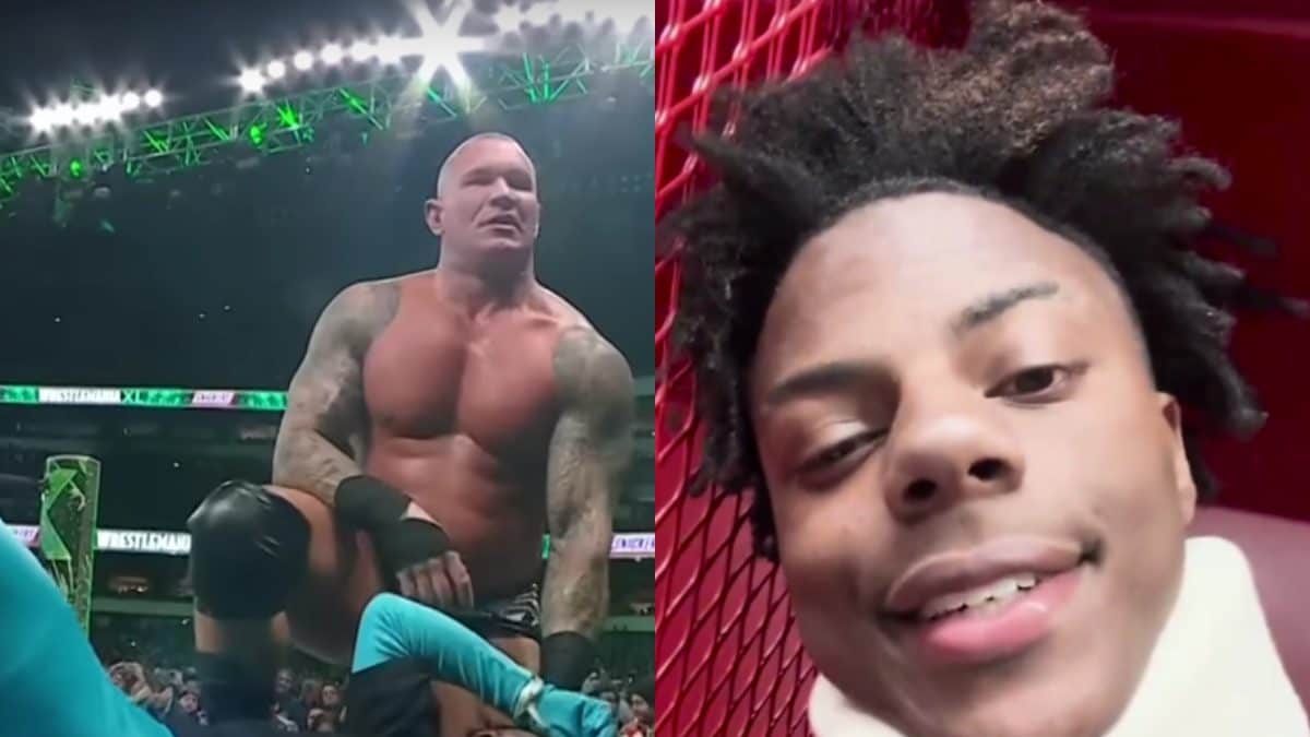 Watch: IShowSpeed Left in Pain After Getting Hit by RKO at WrestleMania ...