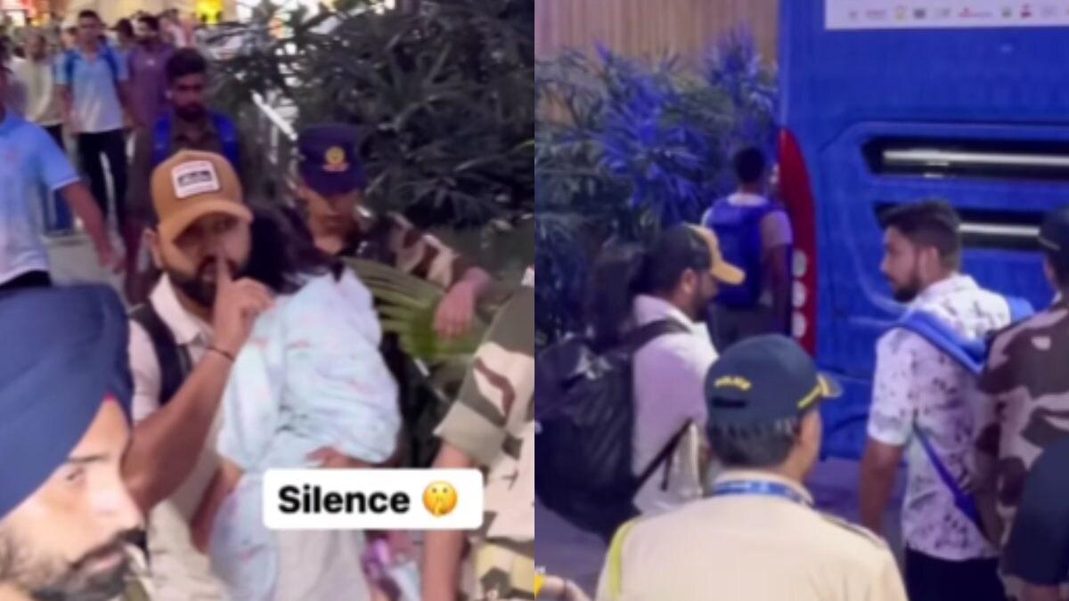 Watch: Rohit Sharma, on Daddy Duty, Asks Fans to Shush as Daughter ...