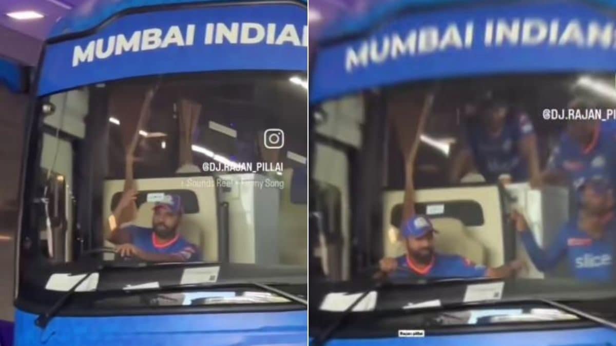 Rohit Sharma Turns Mumbai Indians Bus Driver & Calls Fans Inside, Viral ...