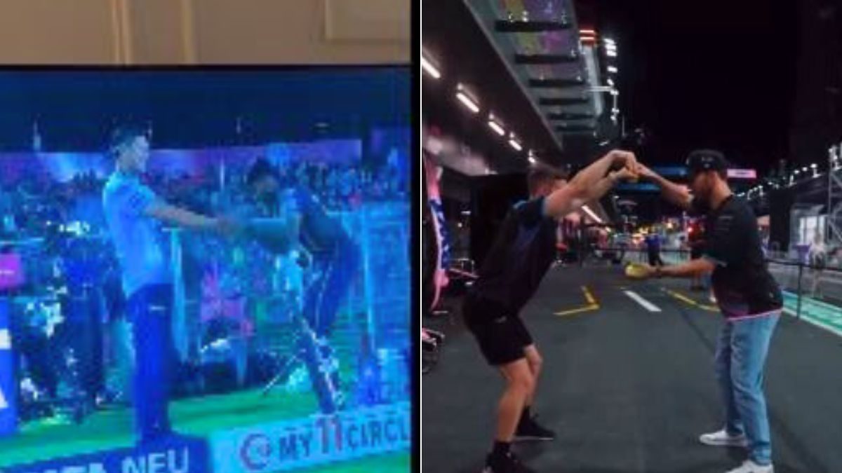 Sai Sudharsan Follows F1 Drivers' Reflex Training Routine to Warm Up ...