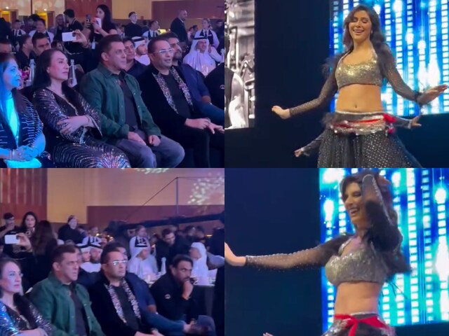 Salman Khan Enjoys Elnaaz Norouzi's Belly Dance in Dubai Amid Death ...
