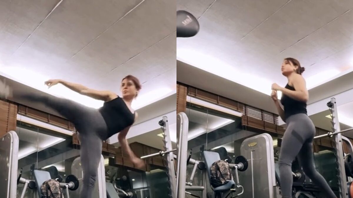 Samantha Ruth Prabhu Performs High Leg Kick At Her Gym, Videos Goes Viral; Watch - News18