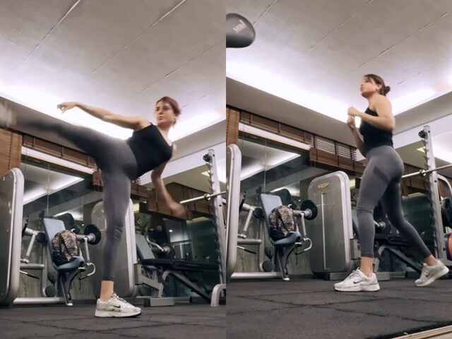 Samantha Ruth Prabhu Performs High Leg Kick At Her Gym, Videos Goes ...