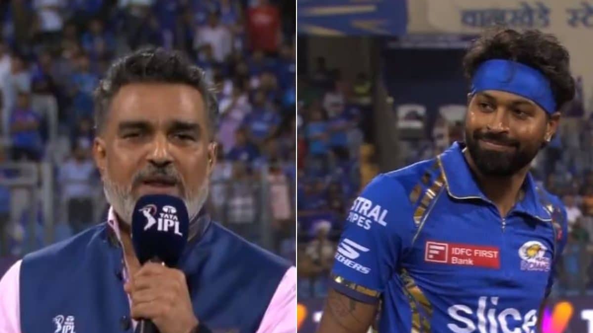 Sanjay Manjrekar Tells the Crowd to ‘Behave’ as Hardik Pandya Receives ...