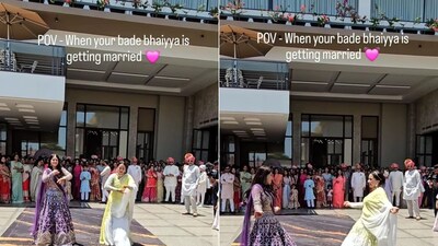 Sisters Steal The Show With Their Energetic Dance at Brother's Wedding ...