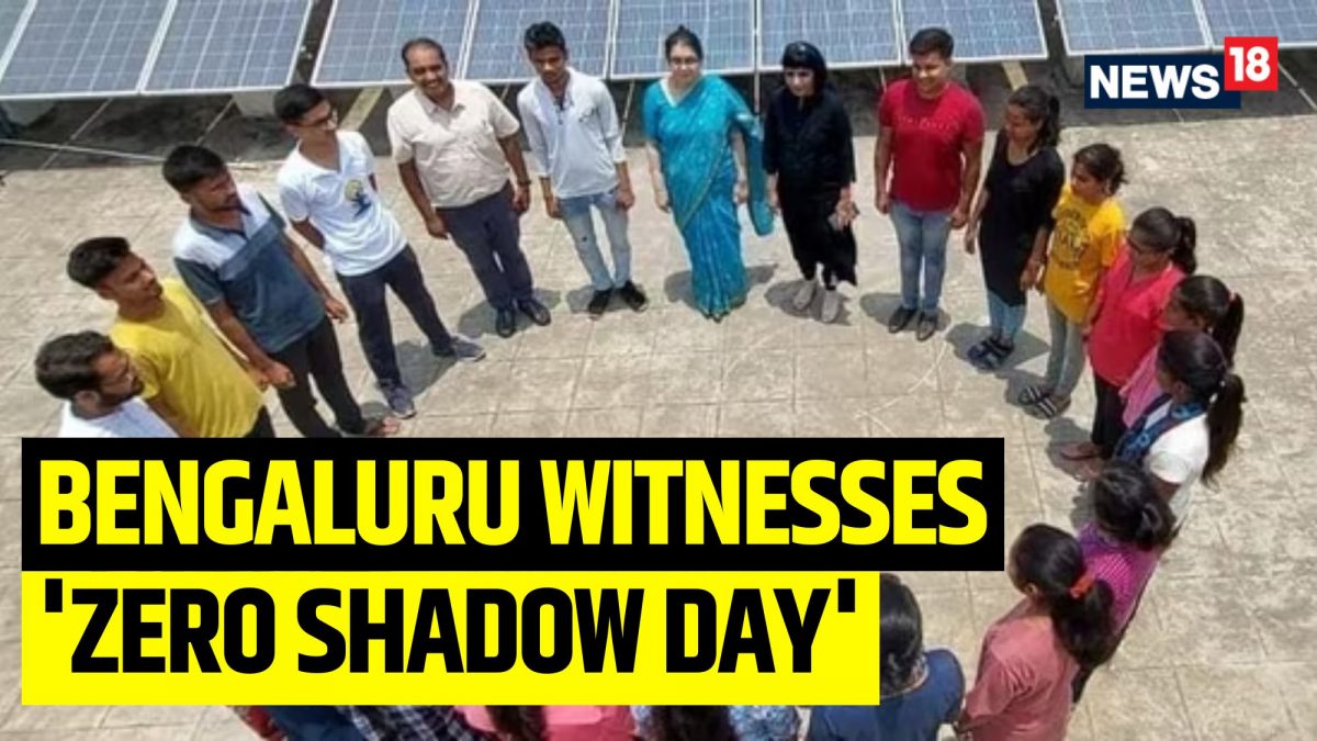 Bengaluru Experiences Zero Shadow Day, Residents Gear Up For A Rare Celestial Treat - News18