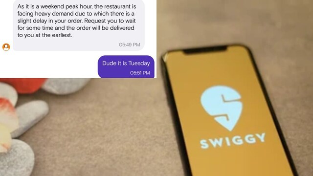 Swiggy Customer Care Blames 'Weekend Peak Hour' for Food Delayed on ...