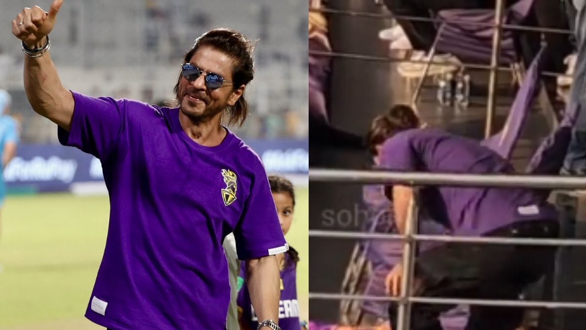 Shah Rukh Khan Picking Up Dicarded KKR Flags After IPL Match Speaks ...