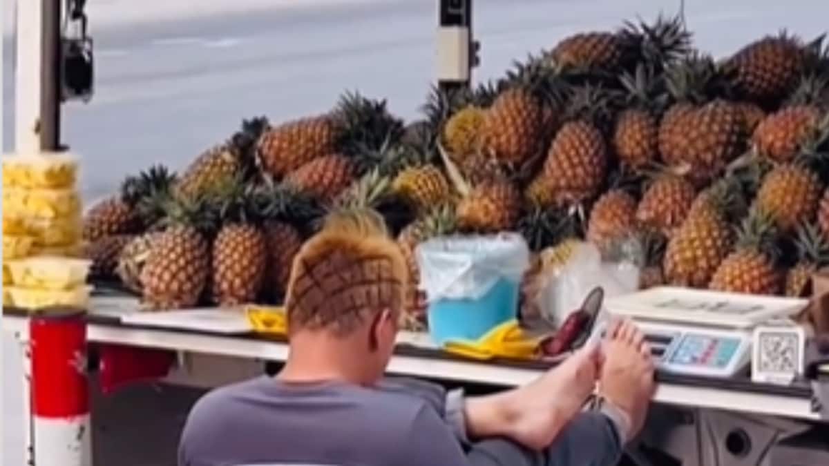 Pineapple Seller’s Epic Haircut To Boost Sales Has Internet Saying ‘He ...