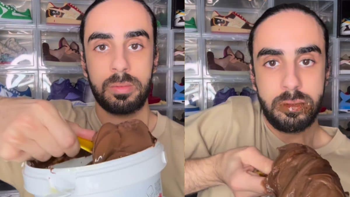 Watch: Man Takes ASMR Mukbang Trend To Another Level, Devours Giant Nutella Jar In One Go ...