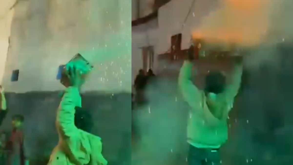 Watch: Baraati Dance Turns Scary After Man Uses Firecrackers As Prop ...