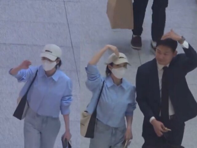 In New Video, BLACKPINK Star IU Urges Bodyguard To Make Hand-Heart ...