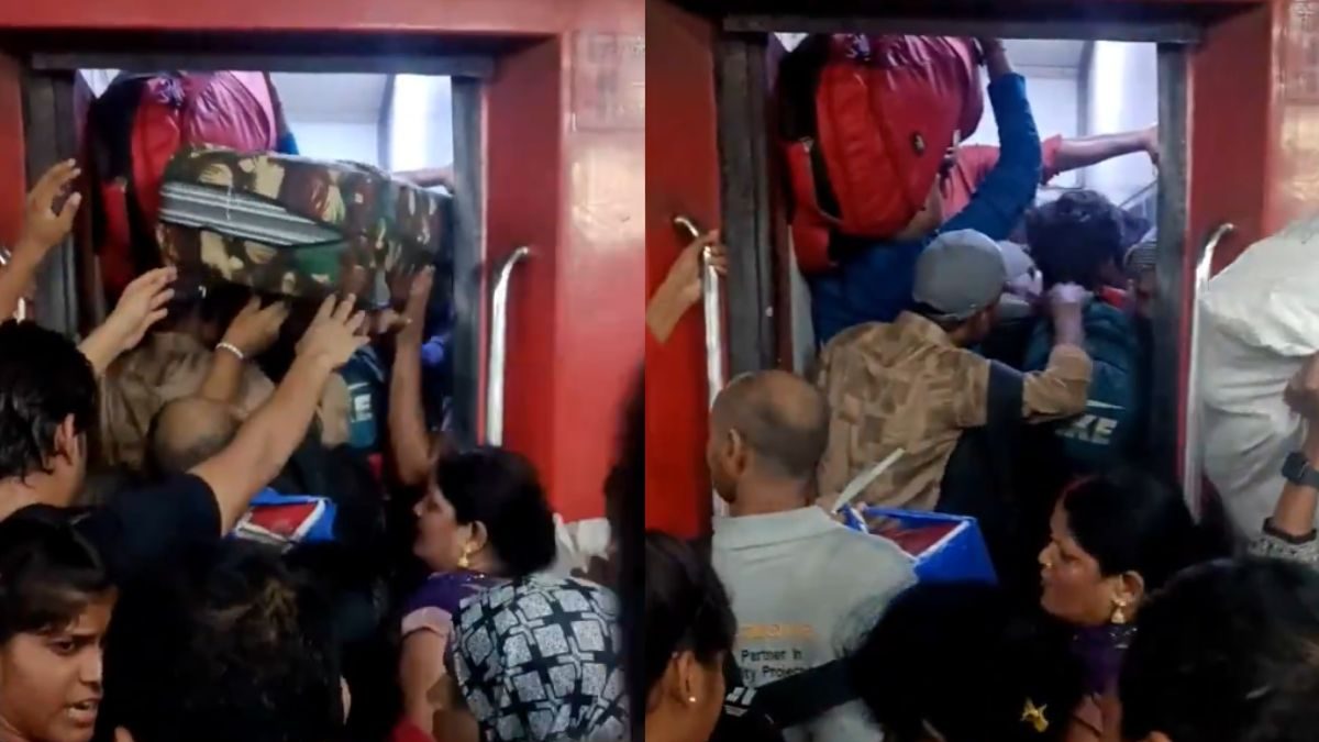 ‘Boarding Trains Should Be A National Sport’: Videos Of Overcrowded ...
