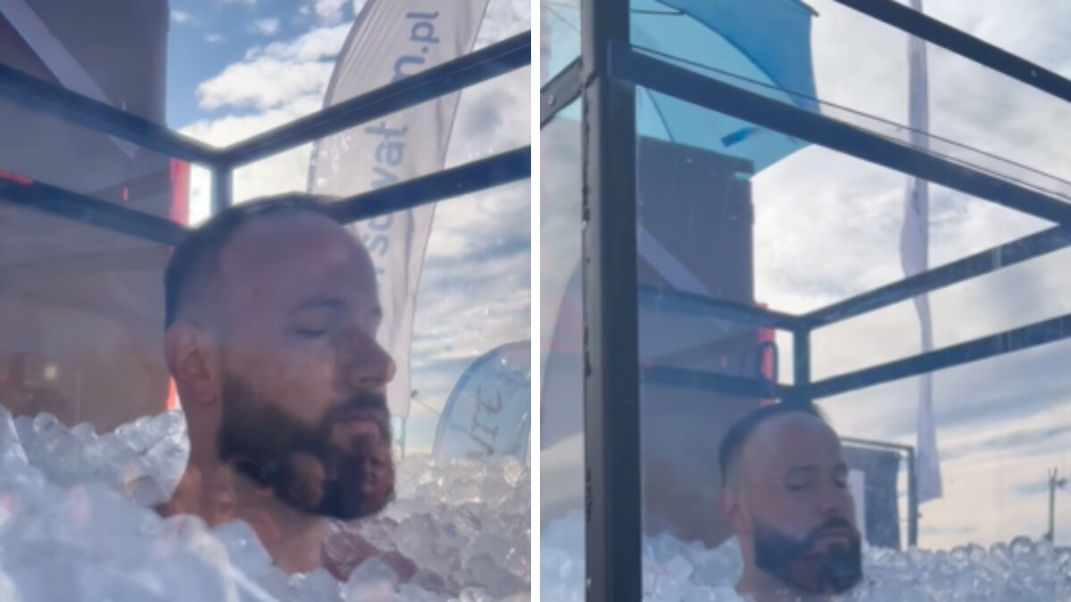 Watch: Man Stands Inside An Ice Box For 4 Hours To Set World Record ...