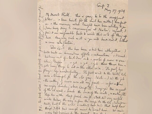 Everest Climber's Final Letter To Wife Digitised After 100 Years - News18