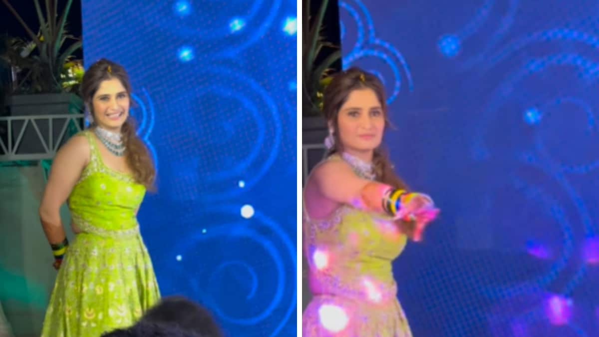 Watch: Bride-To-Be Arti Singh Dances To Aangan Galiyan Chaubara On ...