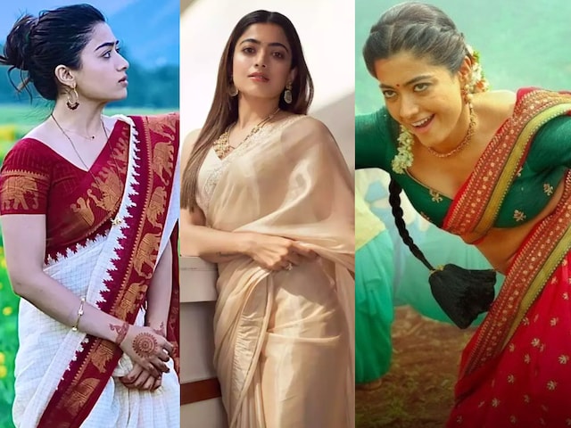 From Srivalli’s to Geetanjali’s Saree - Here’s Rashmika Mandanna’s Most ...