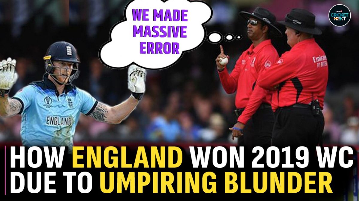 England won 2019 World Cup on Massive Umpiring Error | Marias Erasmus ...