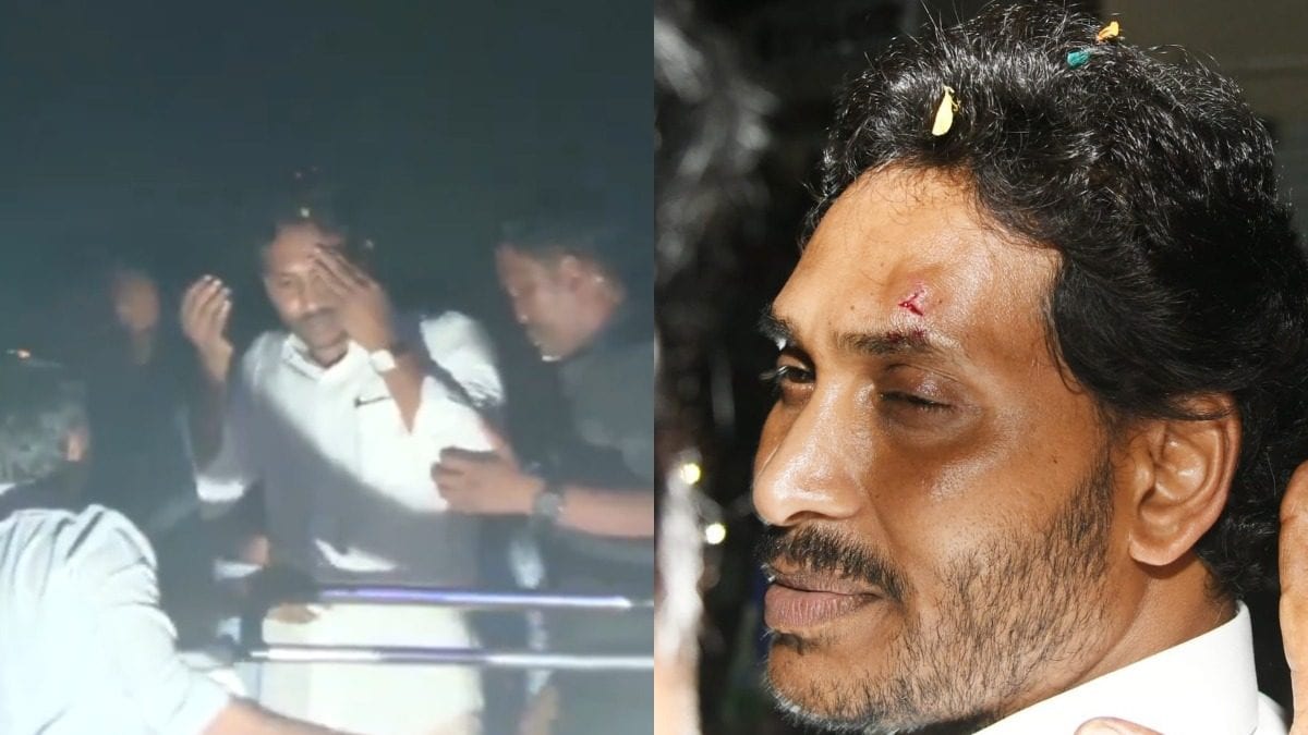 Andhra CM Jagan Reddy Suffers Injuries After Stones Hurled At His Bus ...