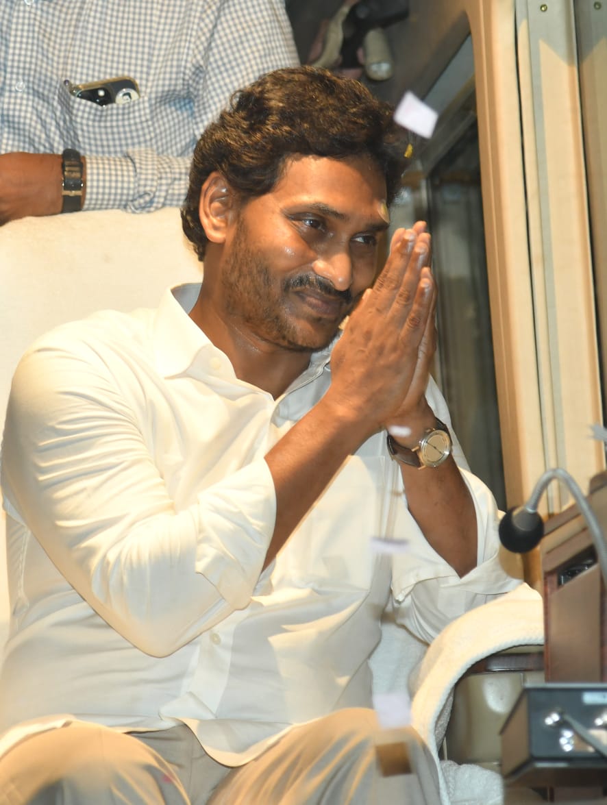 Andhra CM Jagan Reddy Suffers Injuries After Stones Hurled At His Bus In Vijayawada, PM Modi ...