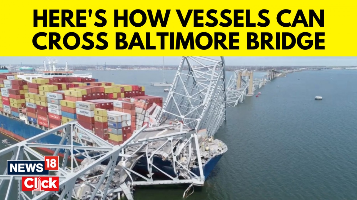 Third temporary channel opens for vessels to Baltimore port - News18