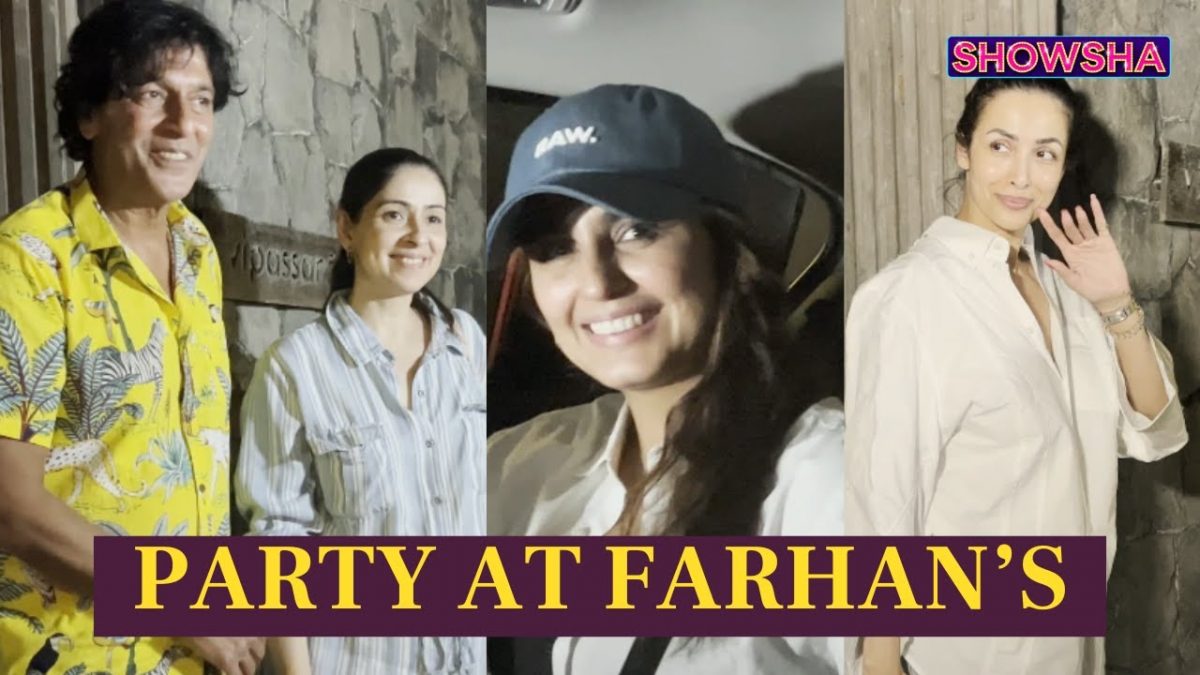 Malaika Arora, Huma Qureshi, Farah Khan, Zoya Akhtar Party Together At Farhan Akhtar's Home ...