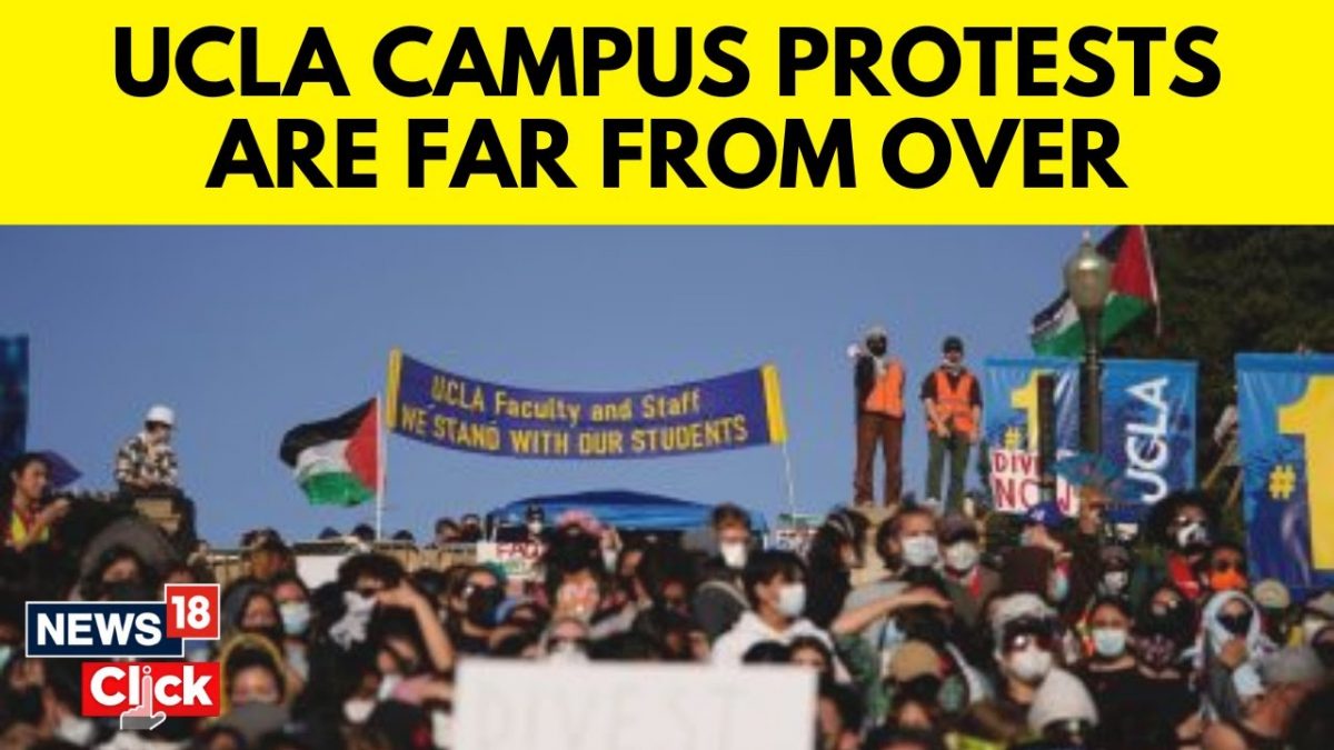UCLA Protests | Police Break Through And Clear Protest Encampment On ...
