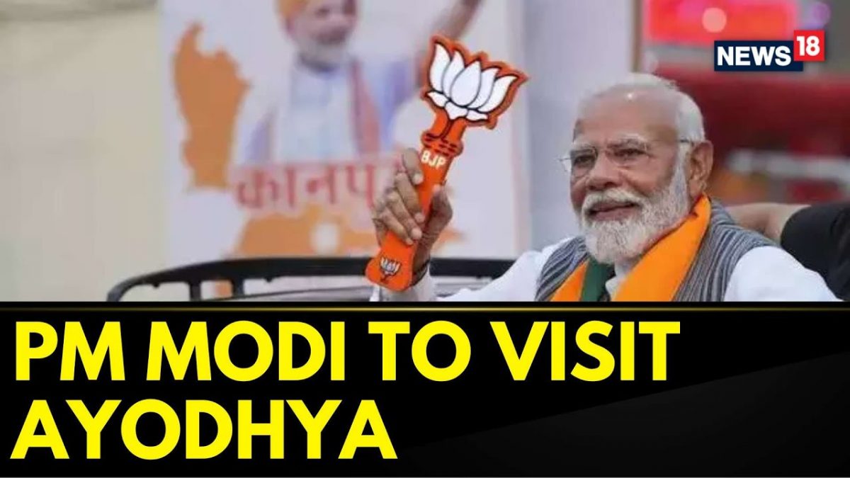 Ayodhya Decked up to Welcome PM Modi | Prime Minister Narendra Modi To ...
