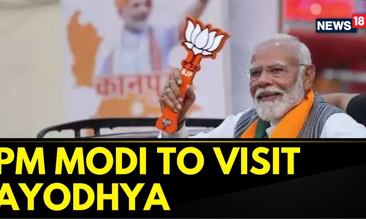 Ayodhya Decked up to Welcome PM Modi | Prime Minister Narendra Modi To ...