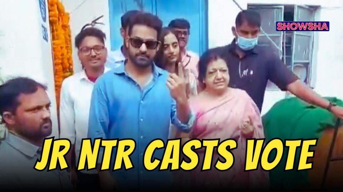 Jr NTR Steps Out To Cast His Vote In Hyderabad; WATCH - News18