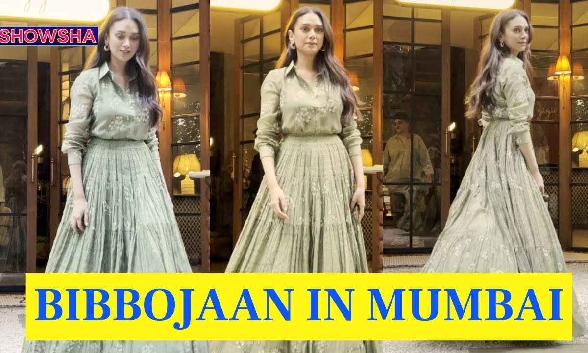 Aditi Rao Hydari Channels Her Inner Bibbojaan From Heeramandi As She ...