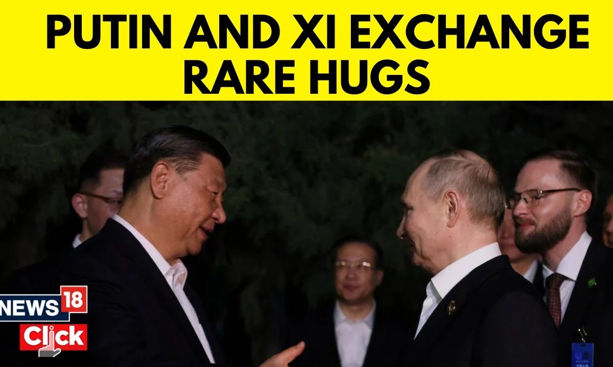 Putin And Xi Exchange Rare Hugs, Cementing Strategic Partnership ...